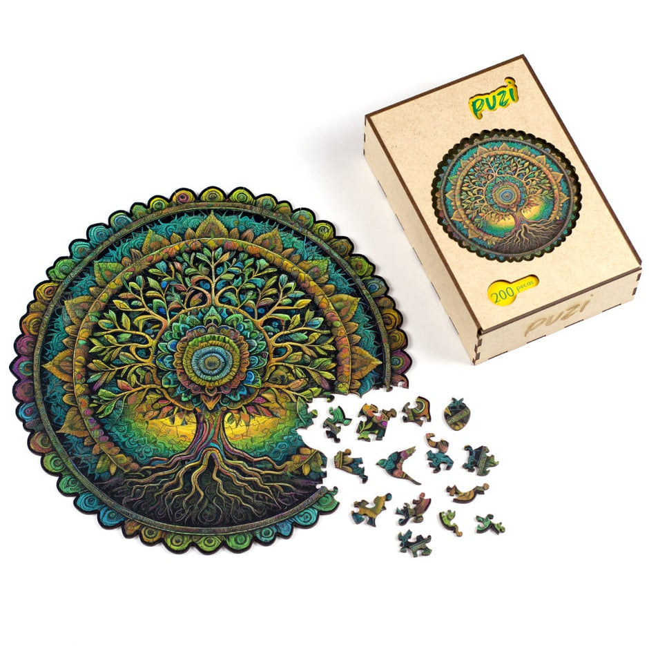 Quebra-Cabeças Mandalas | Coleção Exclusiva da Puzi
