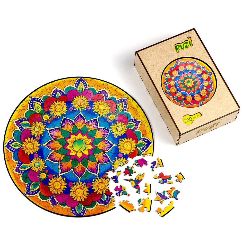 Quebra-Cabeças Mandalas | Coleção Exclusiva da Puzi