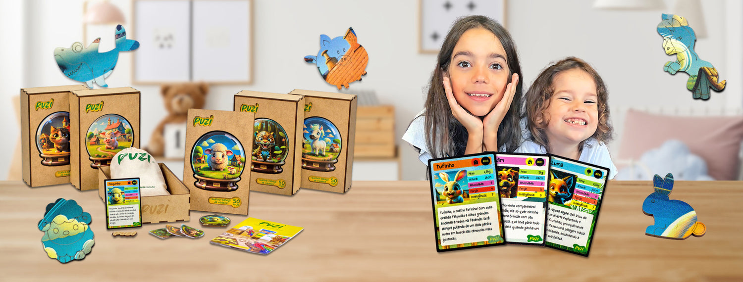 Quebra-Cabeças para Crianças | Coleção Infantil Puzi